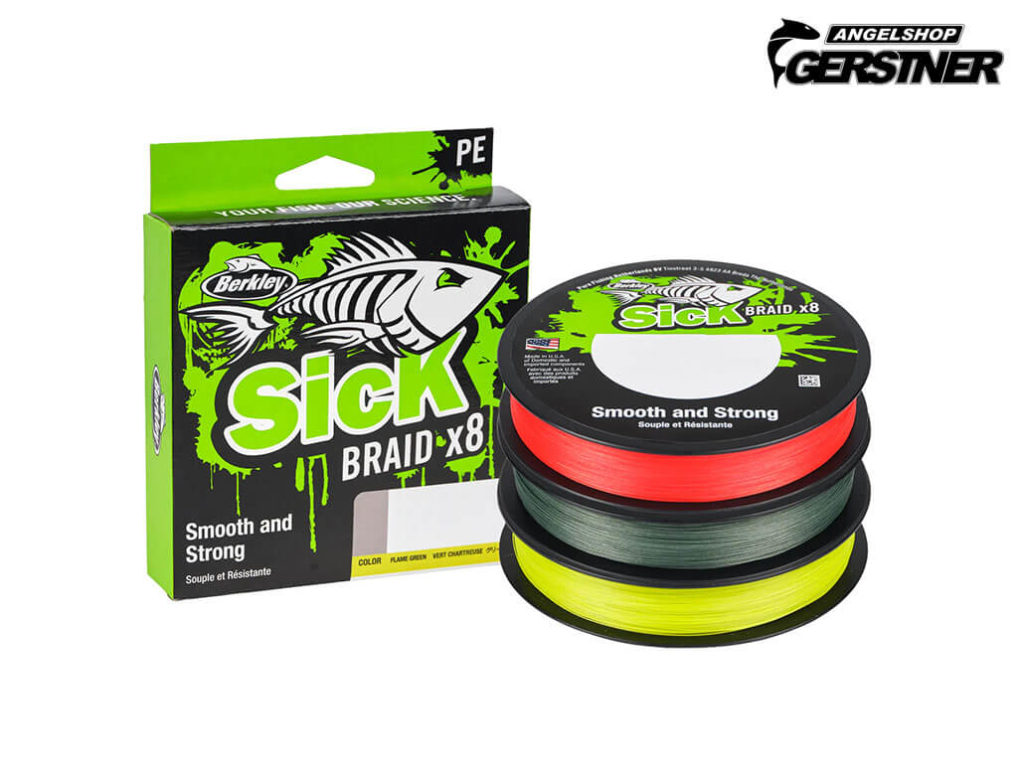 Berkley Sick Braid X8 - Top Angelschnur im AngebotAngelshop Gerstner – Dein Onlineshop für ...