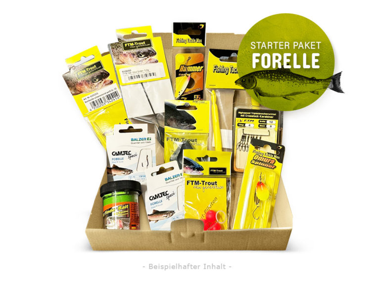 Starterpaket Forelle - Angel Geschenk für Einsteiger & ProfisAngelshop ...