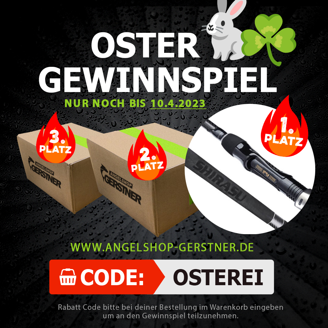 Oster Gewinnspiel für Angler 2023Angelshop Gerstner – Dein Onlineshop für Angler » Tausende ...